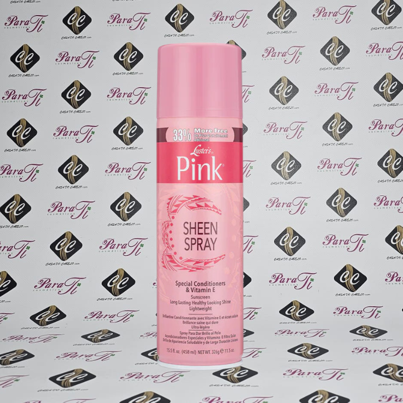 Pink Sheen Spray Luster´s 458ml - casadocabelo.com